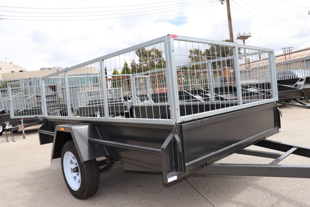 Single Axle Cage Trailers for sale - Victorian Trailers